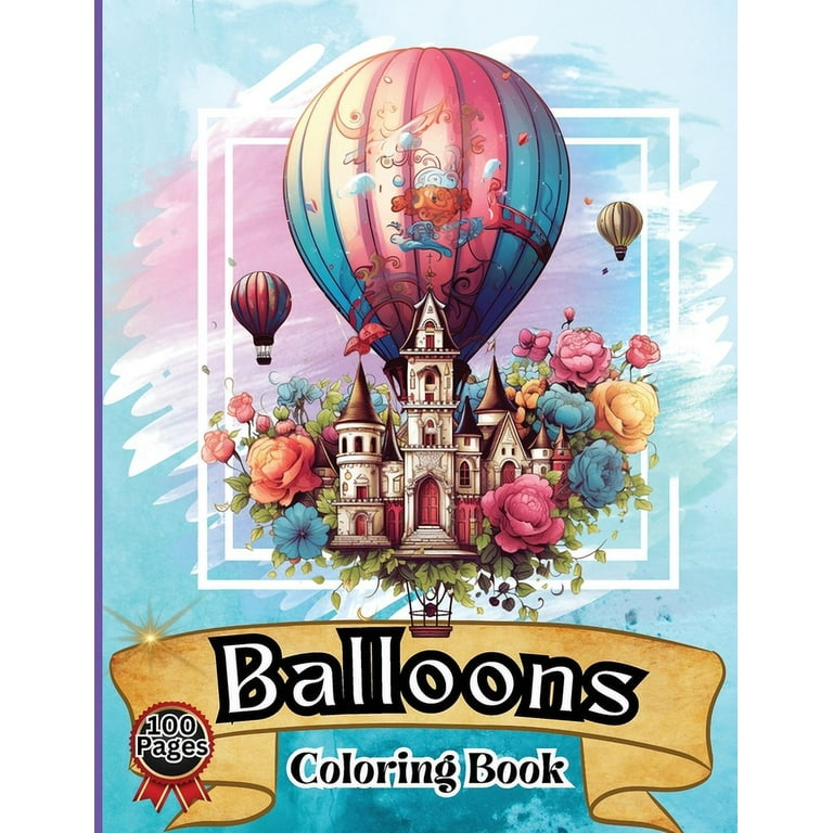 hot air balloons coloring pages