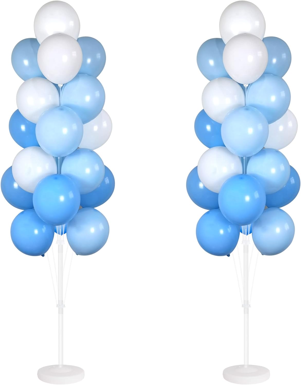 Balloon Column Kit Set of 2 With Balloons Included - with Base, and ...