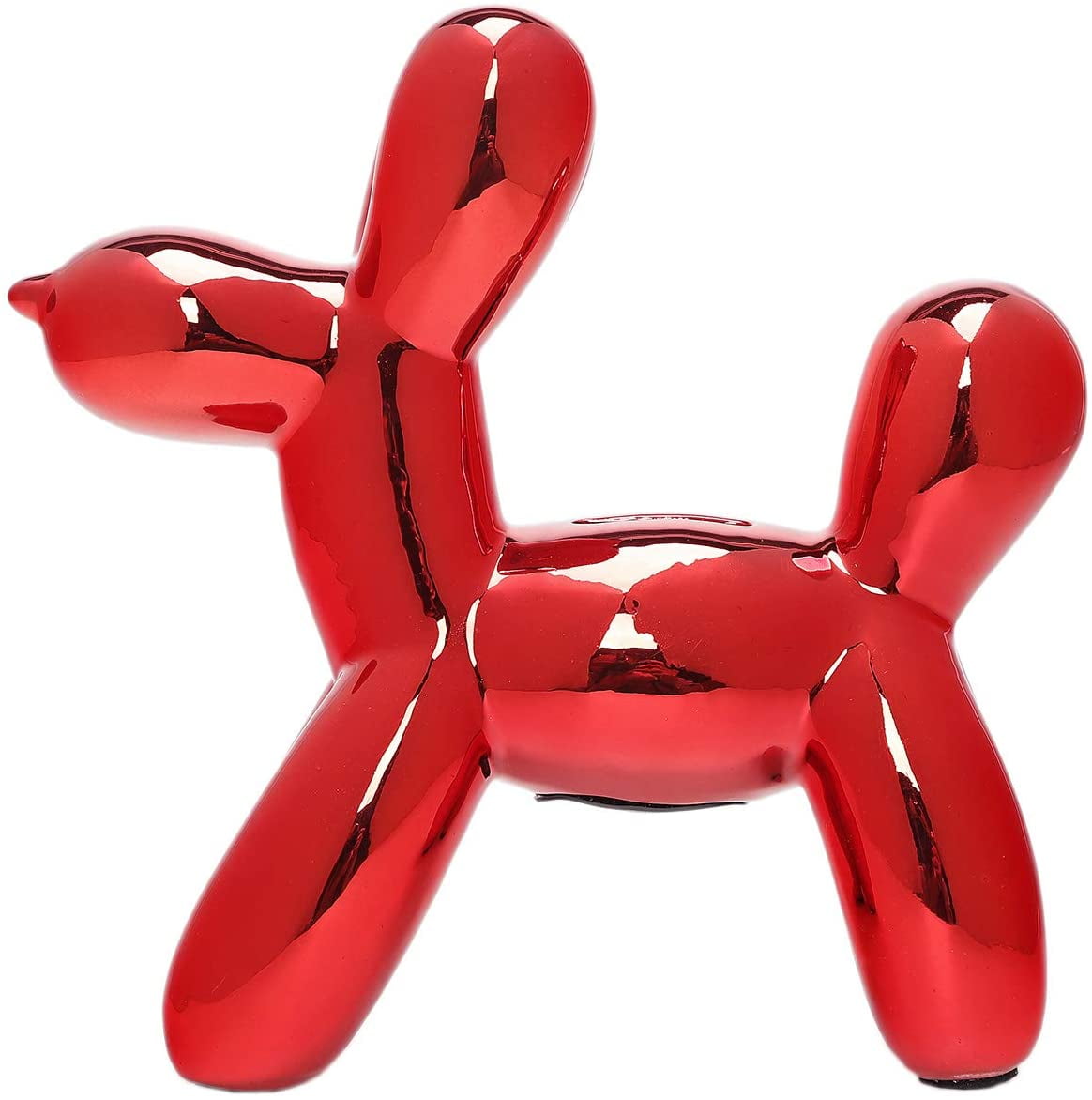Balloon Dog Sculpture Ceramic Dog Statues Home Decor Accents Dog ...