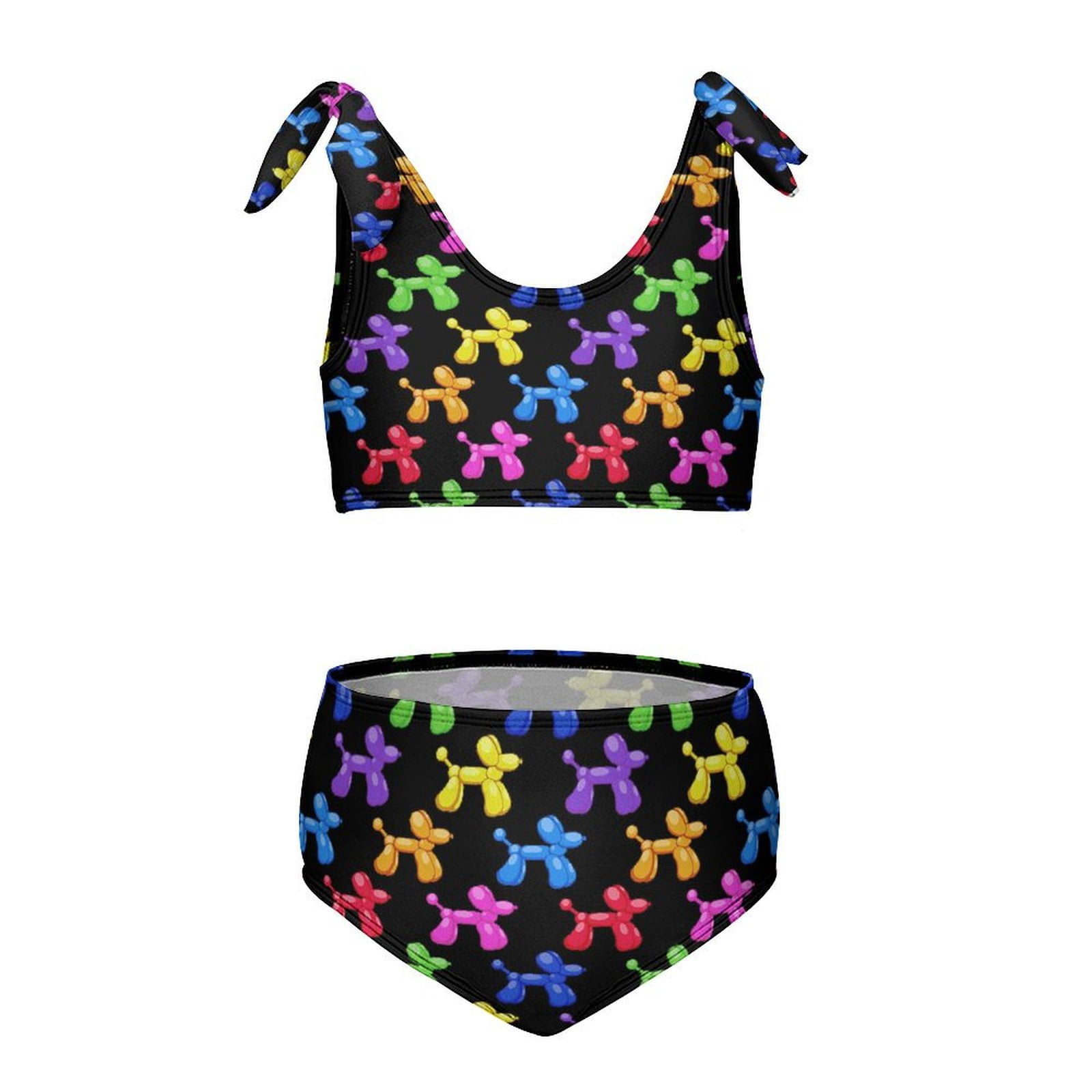 Balloon Dogs Galore! Girl's 2 Piece Bikini Set Beach Sport Swimsuit ...