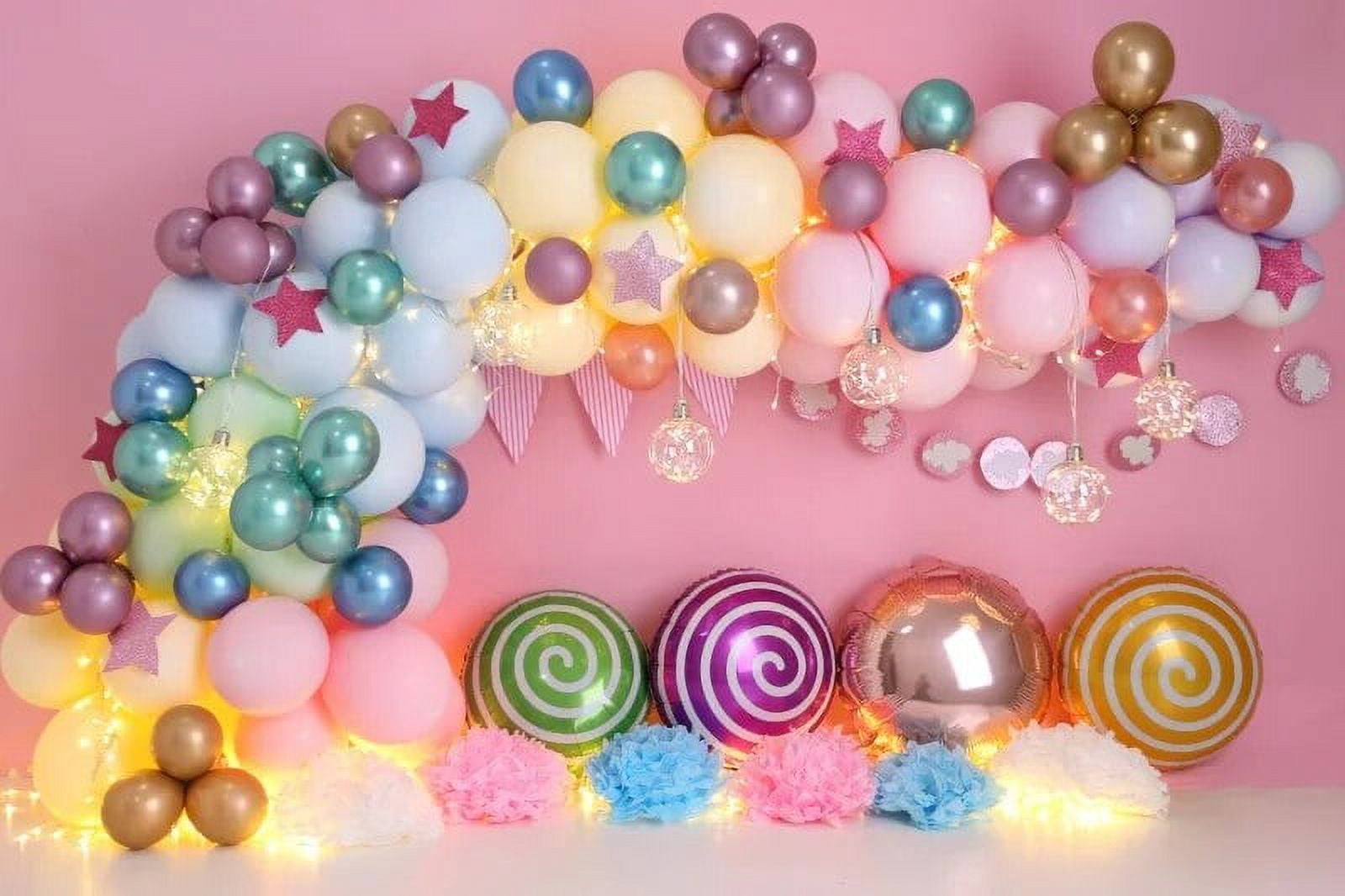 Balloon Dreamy Birthday Scene Photography Backdrop Baby Shower Girl ...