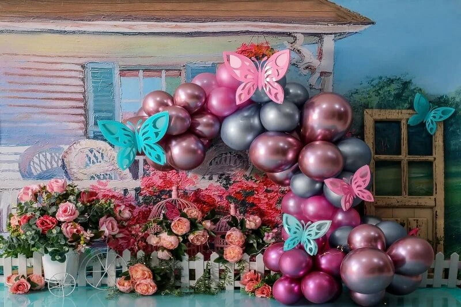 Balloon Dreamy Birthday Scene Photography Backdrop Baby Shower Girl ...