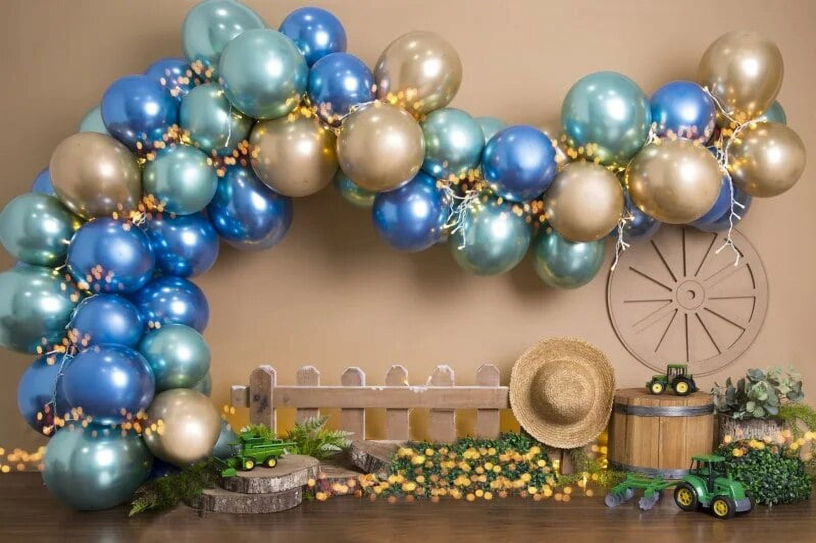 Balloon Dreamy Birthday Scene Photography Backdrop Baby Shower Girl ...