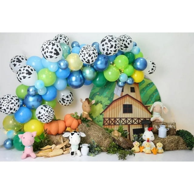 Balloon Dreamy Birthday Scene Photography Backdrop Baby Shower Girl ...