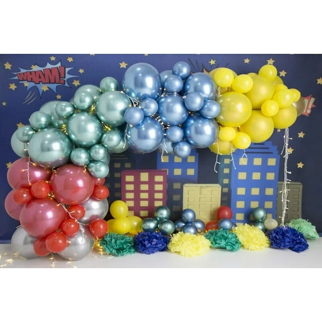 Balloon Dreamy Birthday Scene Photography Backdrop Baby Shower Girl ...