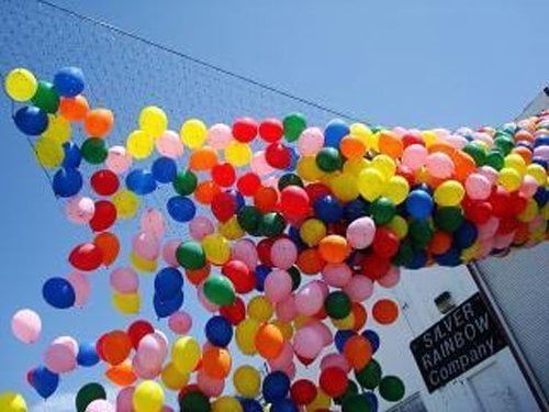 Balloon Drop - 25ft SSF20 Reusable Release Pre-Strung Netting - Balloon ...