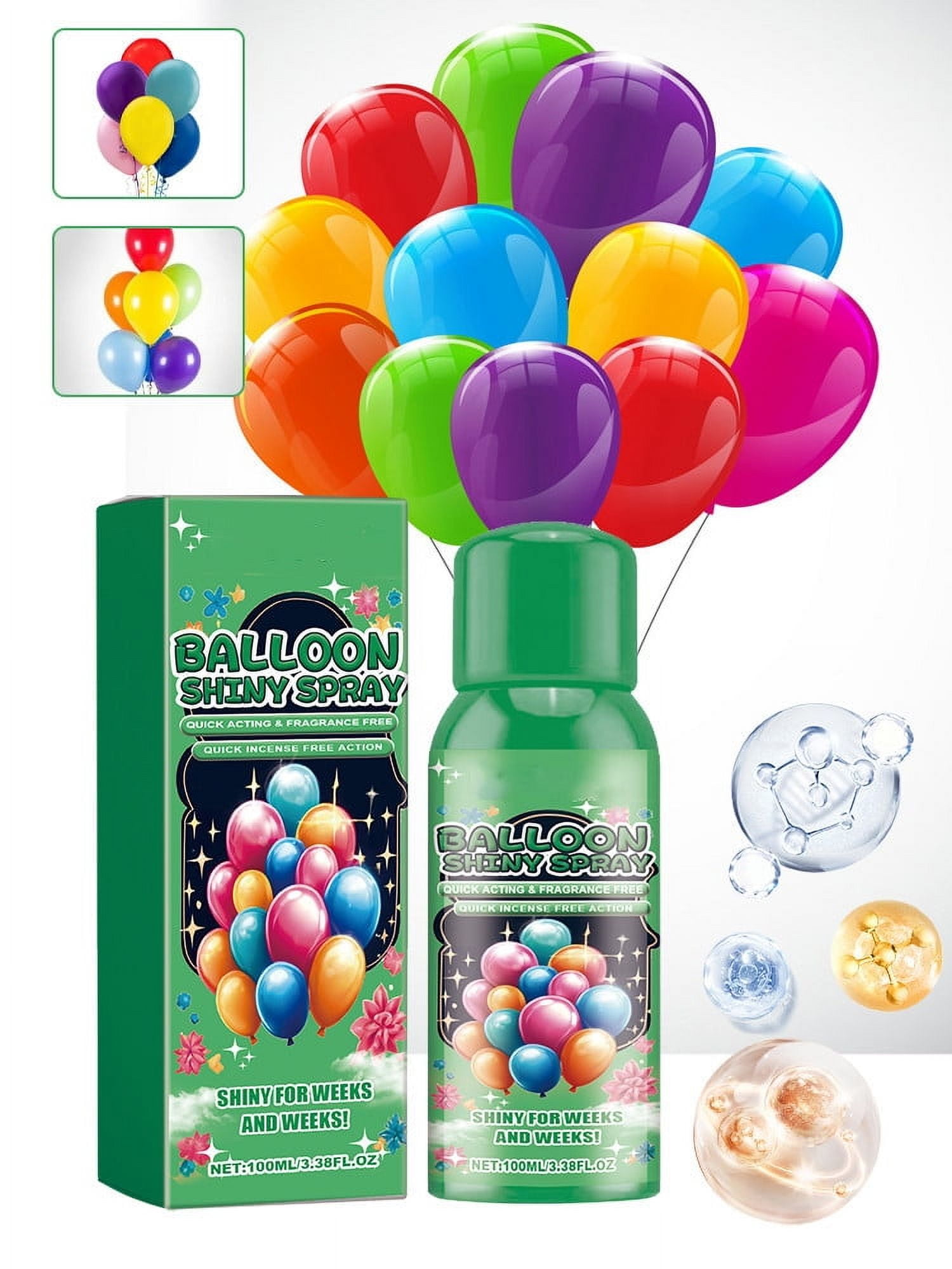 Balloon Enhancement Gloss Spray | Long-lasting Non-oxidizing Aerosol ...