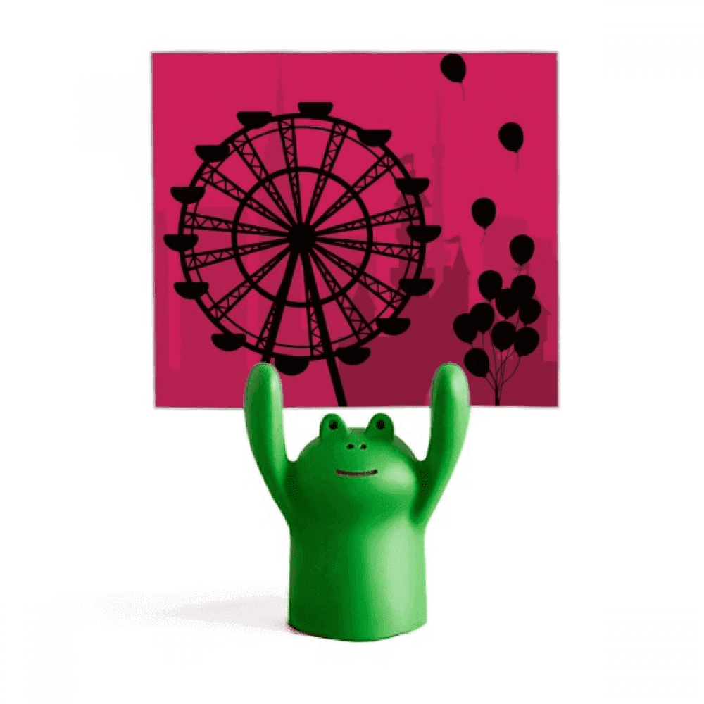 Balloon Ferris Wheel Amusement Park Memo Holder Cartoon Animal Frog ...