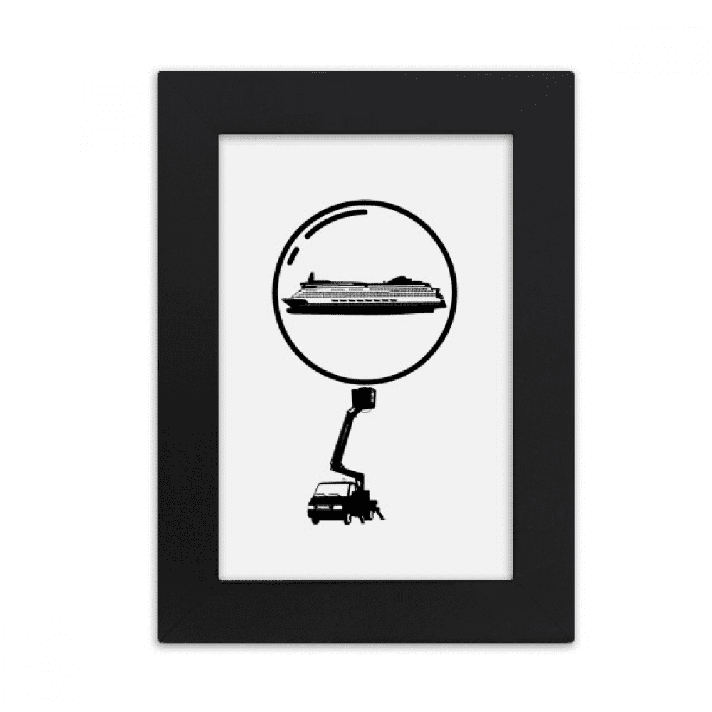 Balloon Ferry Transport Vehicle Desktop Photo Frame Picture Display Art ...