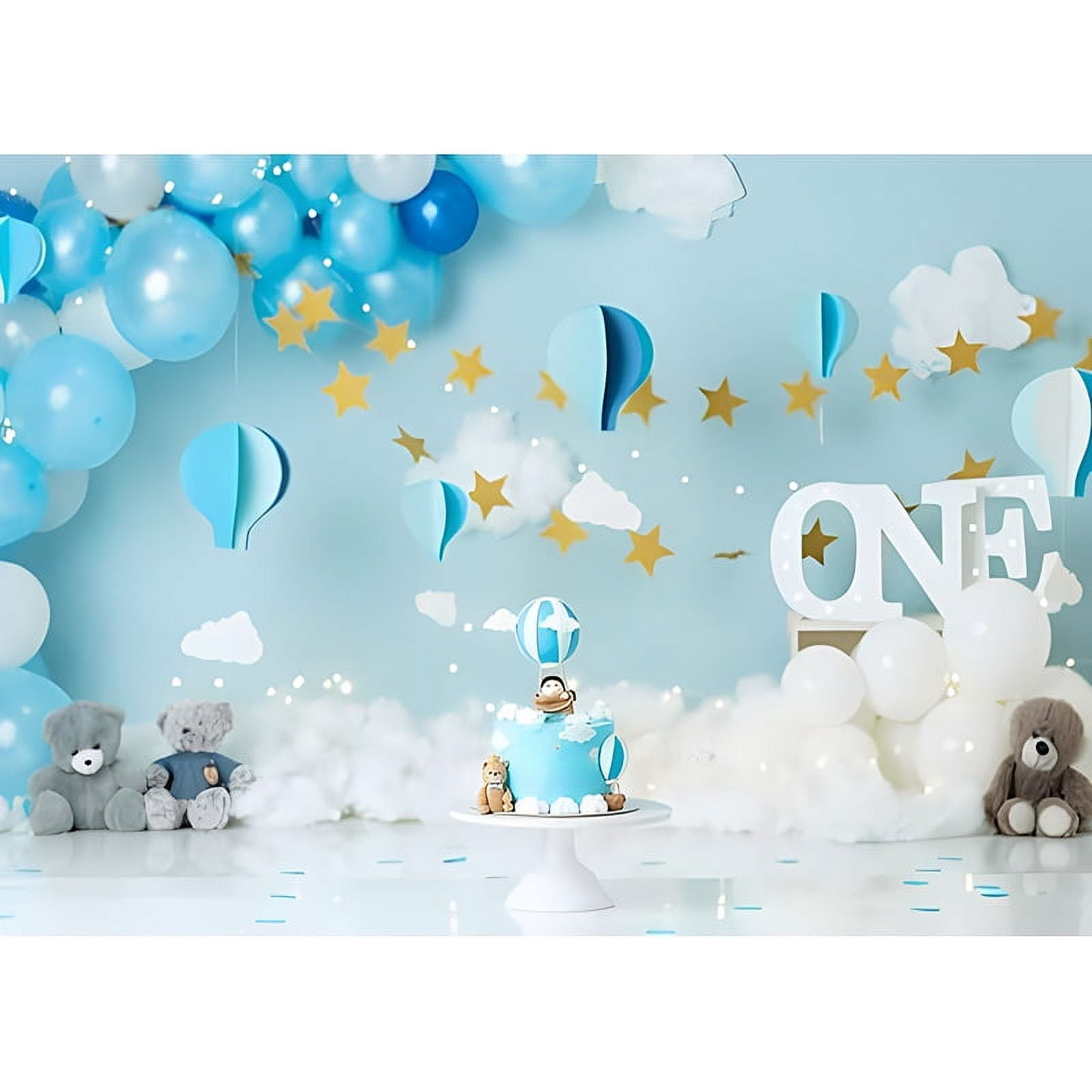 Balloon First Birthday Party Decoration Photography Backdrops Props ...