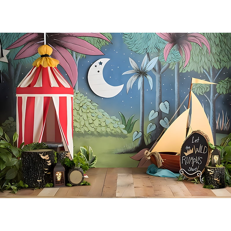 Balloon First Birthday Party Decoration Photography Backdrops Props ...