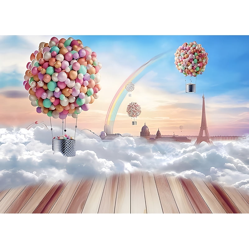 Balloon First Birthday Party Decoration Photography Backdrops Props ...