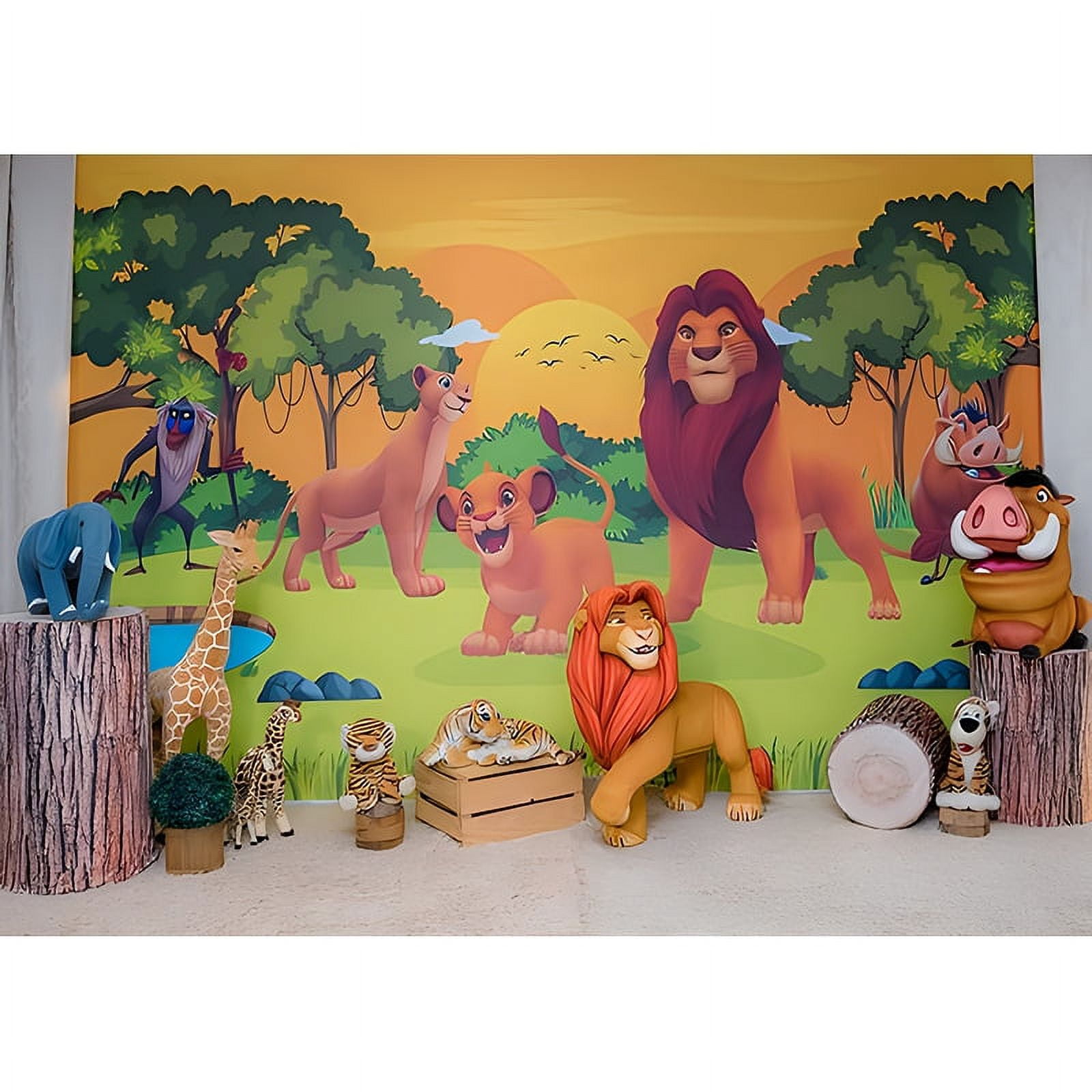 Balloon First Birthday Party ration Photography Backdrops Props Castle ...