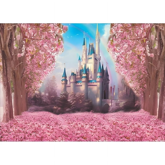 Balloon First Birthday Party ration Photography Backdrops Props Castle ...