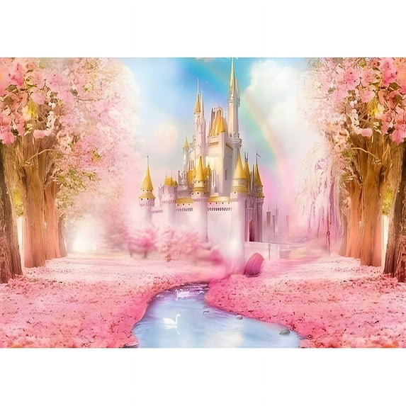 Balloon First Birthday Party ration Photography Backdrops Props Castle ...