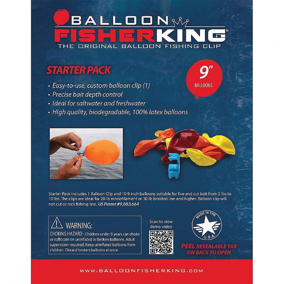 BALLOONFISHER Balloon Fisher King Starter Pack 9" Accessories - Walmart.com