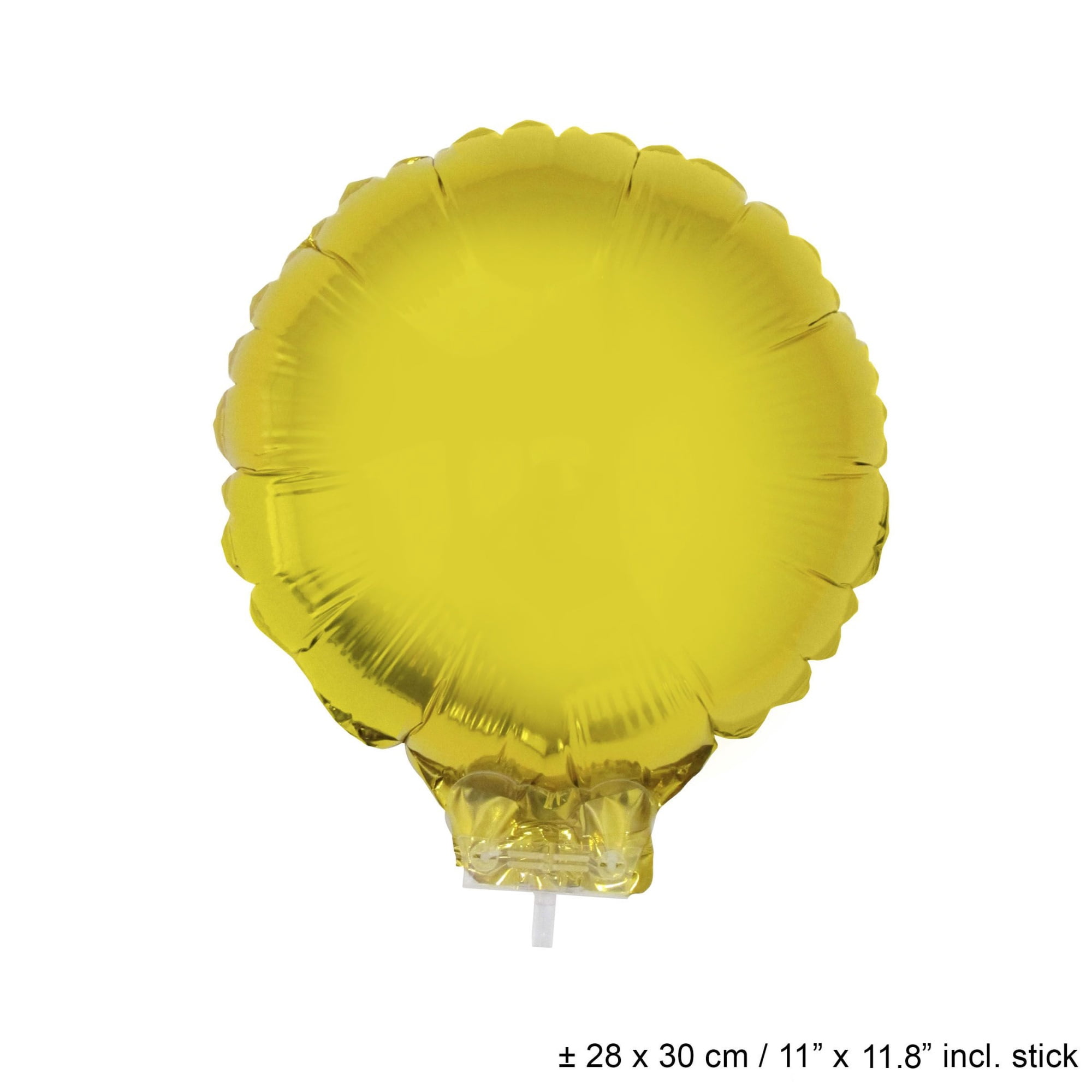 Balloon-Foil-Circle-11"x12"-Gld - Walmart.com