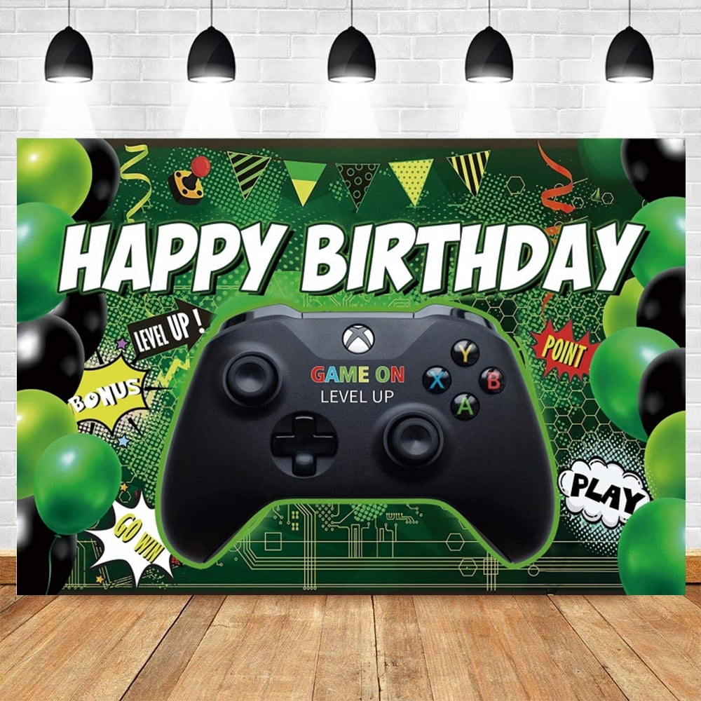 Balloon Gamepad Game On Level Up Play Baby Shower Boy Birthday Party ...