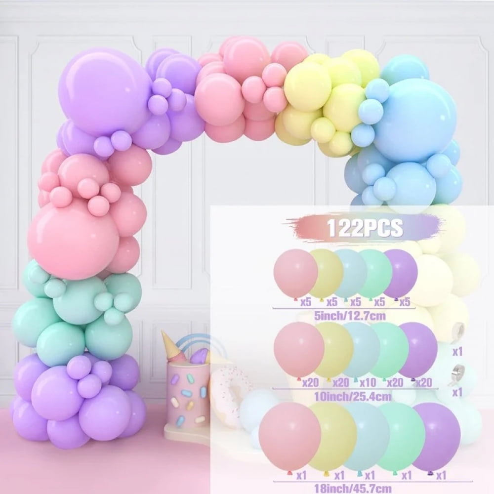 Balloon Garland Arch Kit Birthday Party Decoration Girl Birthday Foil ...