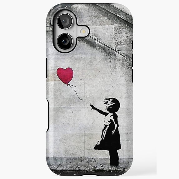 Balloon Girl Banksy Art iPhone Case 11 through 17 Pro Max - Walmart.com