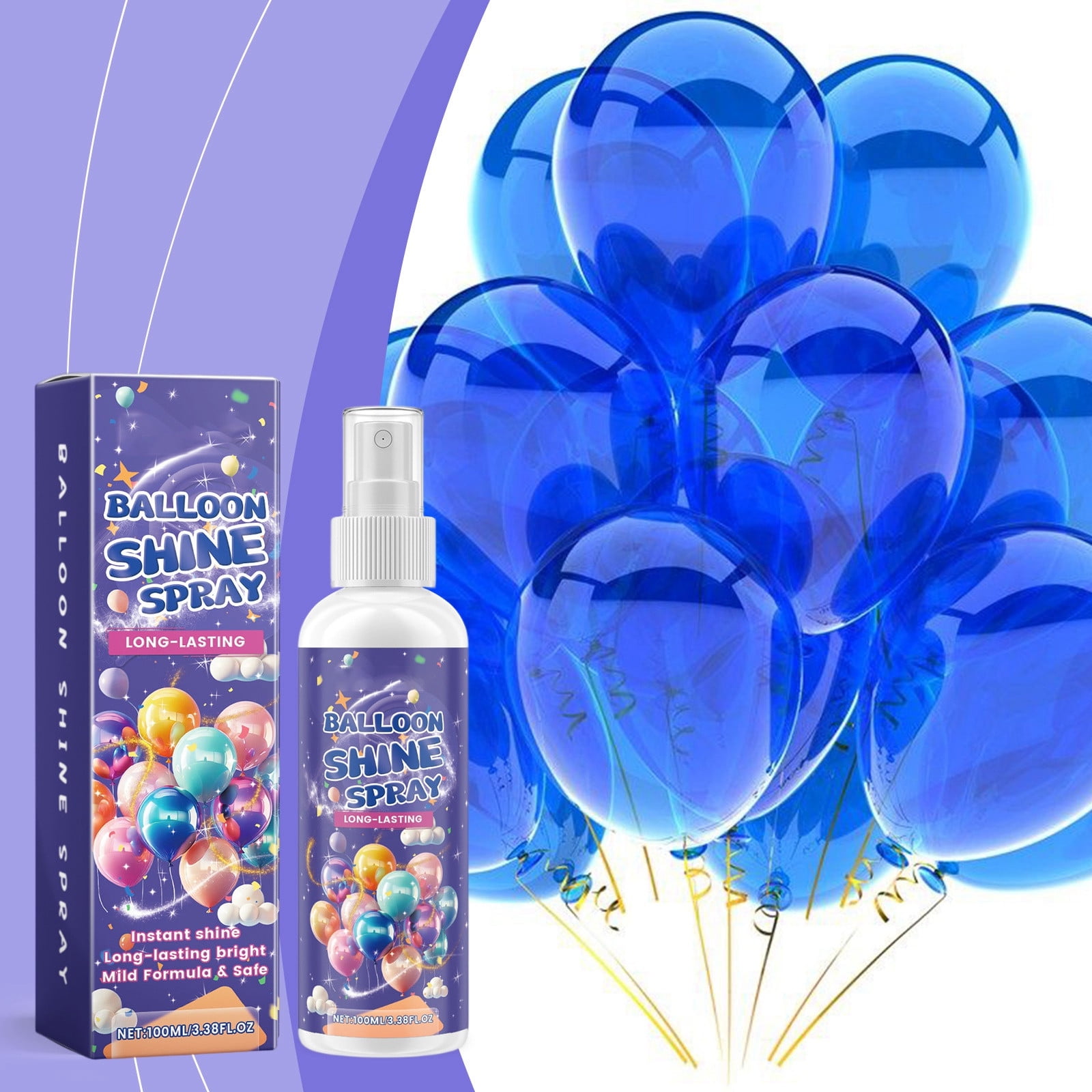 Balloon Gloss Spray - 3.38Fl.oz Friendly Long Lasting Antioxidant High ...