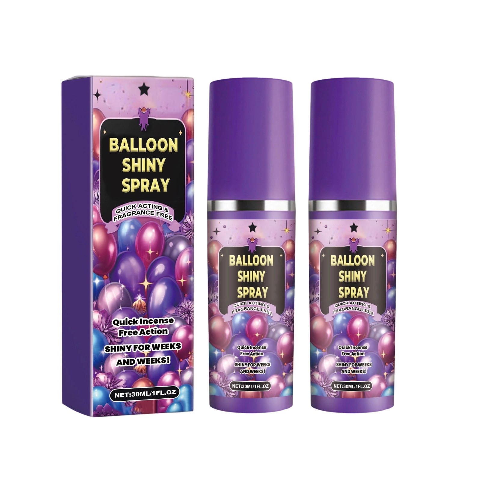 Balloon Gloss Spray, High Shine Balloon Gloss Spray for Foil & Latex ...