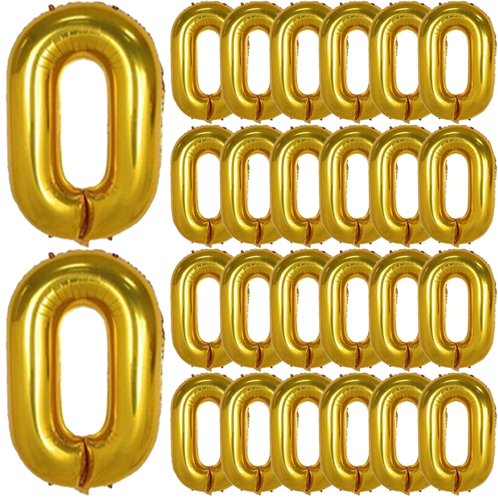 Balloon Gold Chain Party Balloons Festival Aluminum Foil Film Wall ...