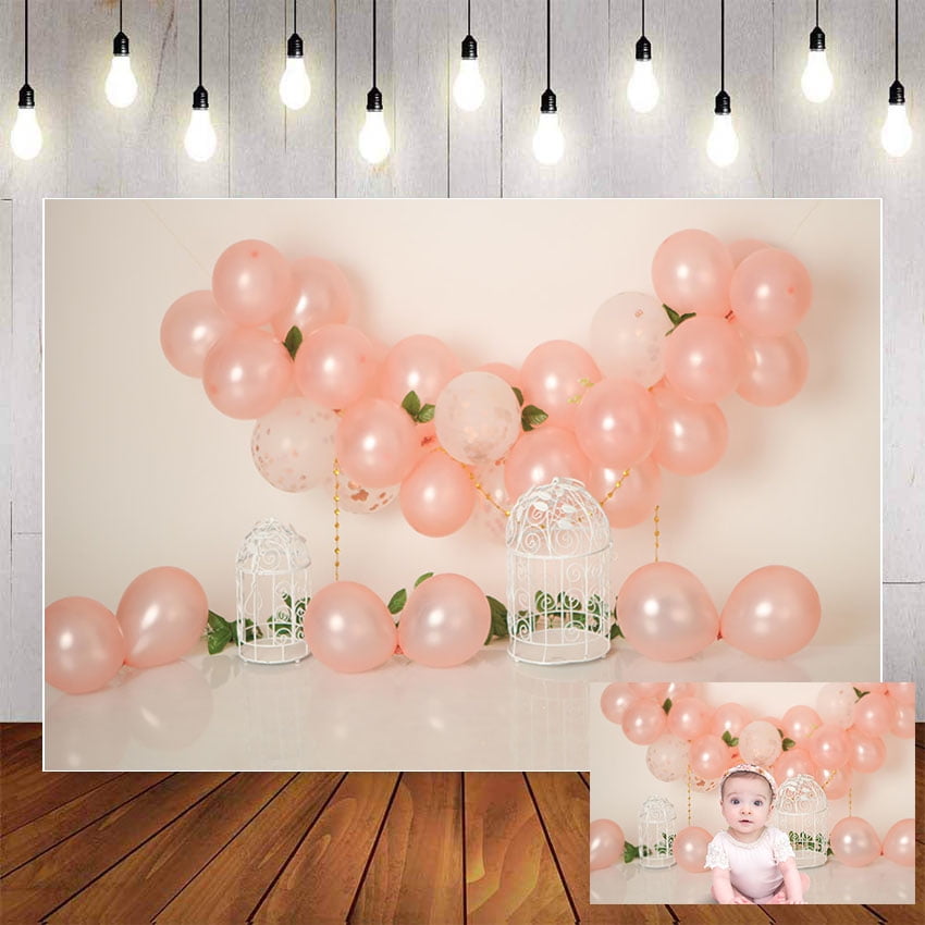 Balloon Green Plants Sweet Girl Baby Shower Birthday Party Cake Smash ...