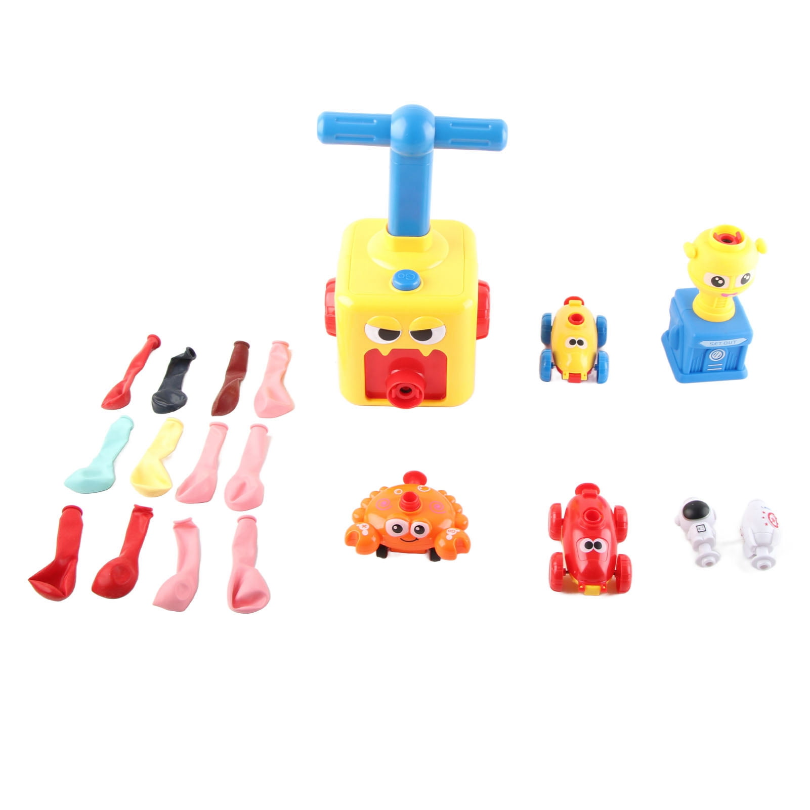 Balloon Launcher Tower Plastic Interesting Inertia Balloon Car Science ...