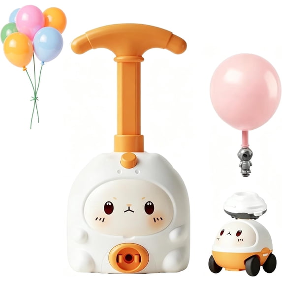 Balloon Launcher Toy Set, Balloon Car Toy Pump Set, Air Powered ...