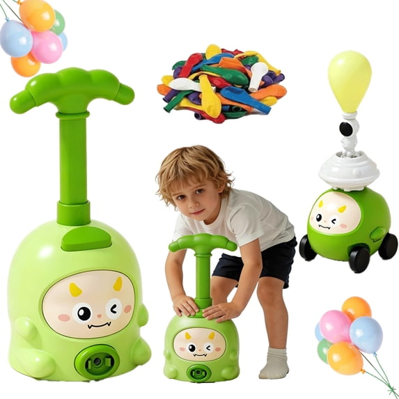 Balloon Launcher Toy Set – Upgrade Balloon-Powered Car, 2-in-1 Races on ...