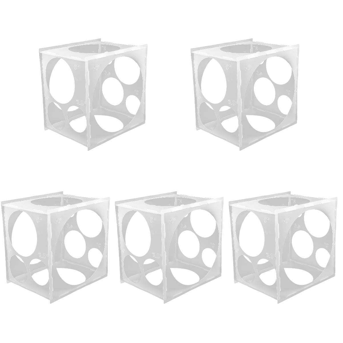 Balloon Measuring Bucket 5 Pack Measurement Tool Balloons Decor Party ...