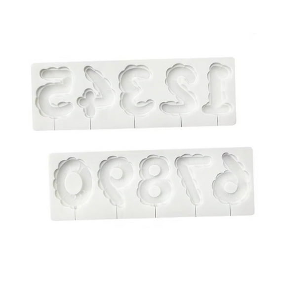Balloon Numbers Silicone Molds Nonstick Mousses Cake Molds Cake ...