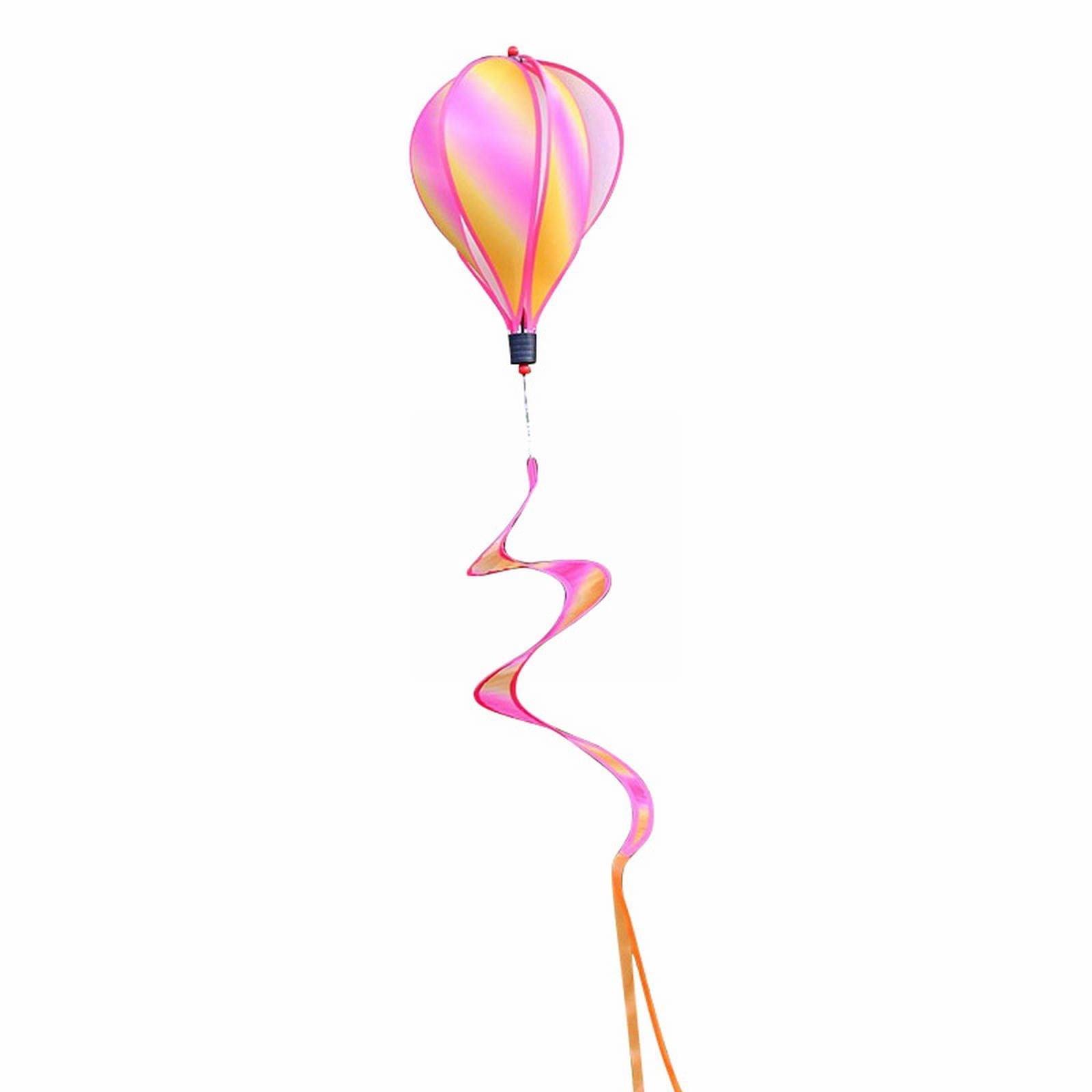 Balloon,Outdoor Hot Air Balloon Wind Turning Clouds Hot Air Balloon ...