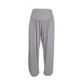 Balloon Pants for Womens Elastic Waist Wide Leg Harem Joggers Trendy ...