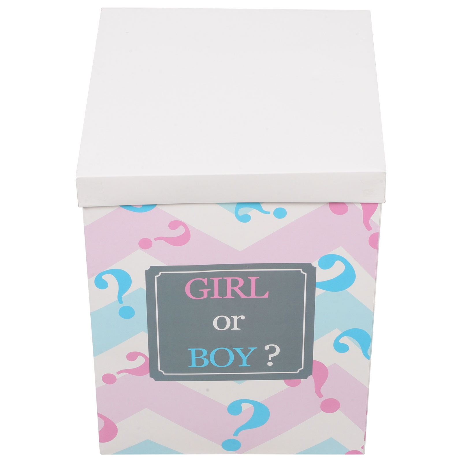 Balloon Paper Box Baby Shower Gender Reveal Balloon Box for Boy or Girl ...