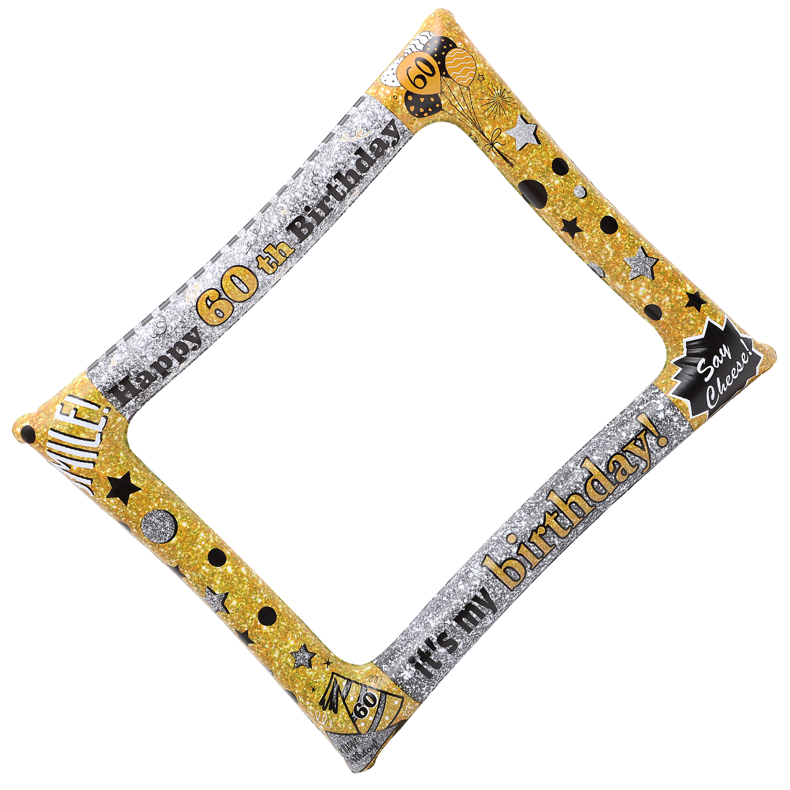 Balloon Pump Birthday Inflatable Photo Frame Paper Frame Alternative ...