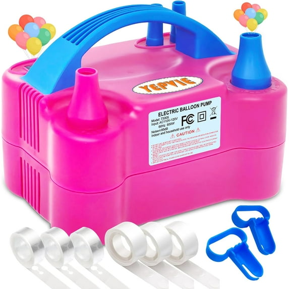 Balloon Pump Electric, 600W Professional Inflator with 8 Arch Kits, 2 ...