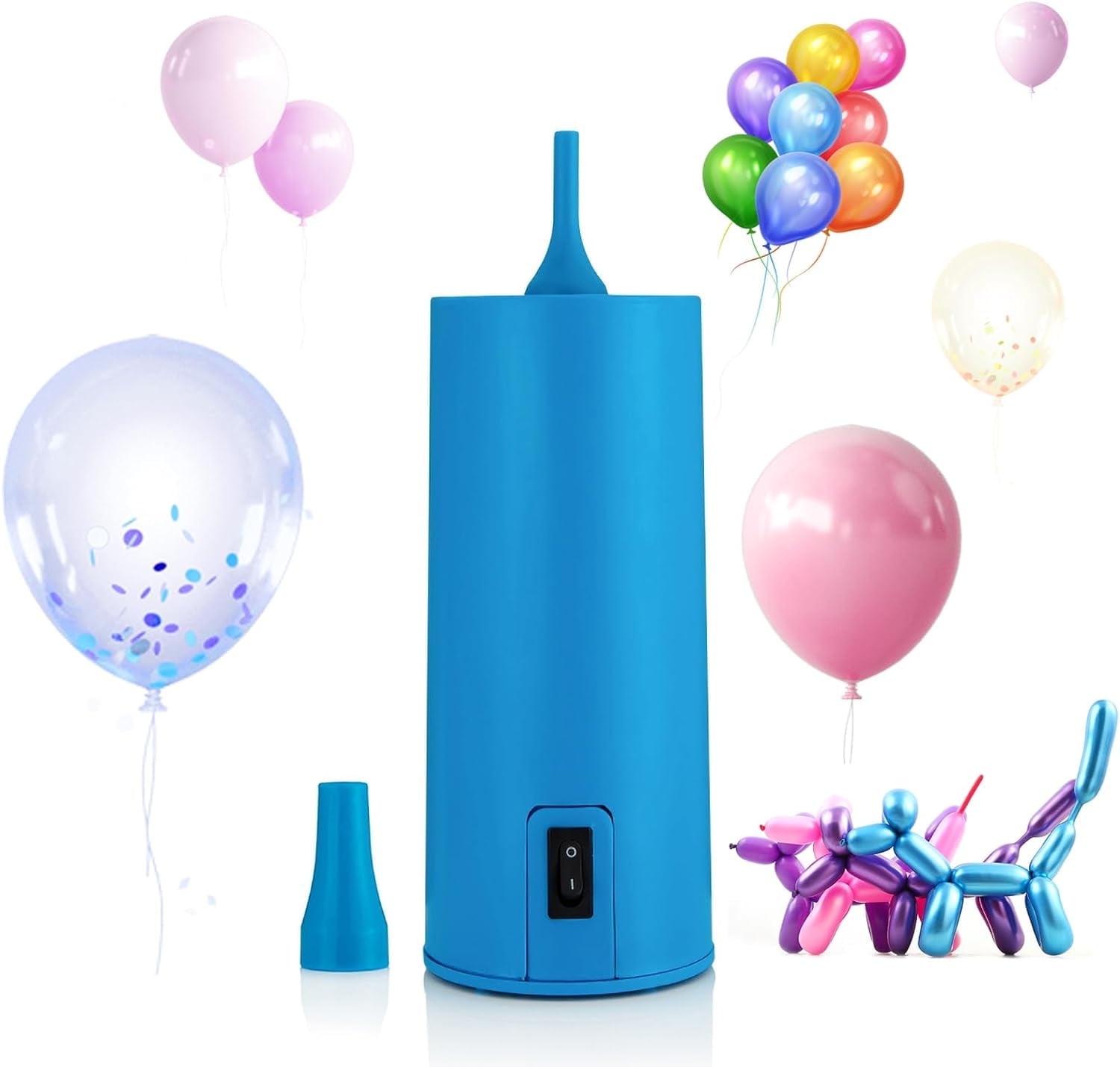 Balloon Pump Electric Air Balloon Inflator Pump Blower Machine Kit For ...