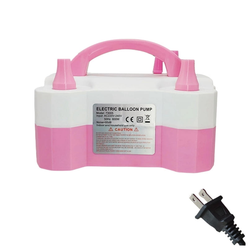 Balloon Pump Electric Air Balloon Pump Portable Dual Nozzle Electric ...