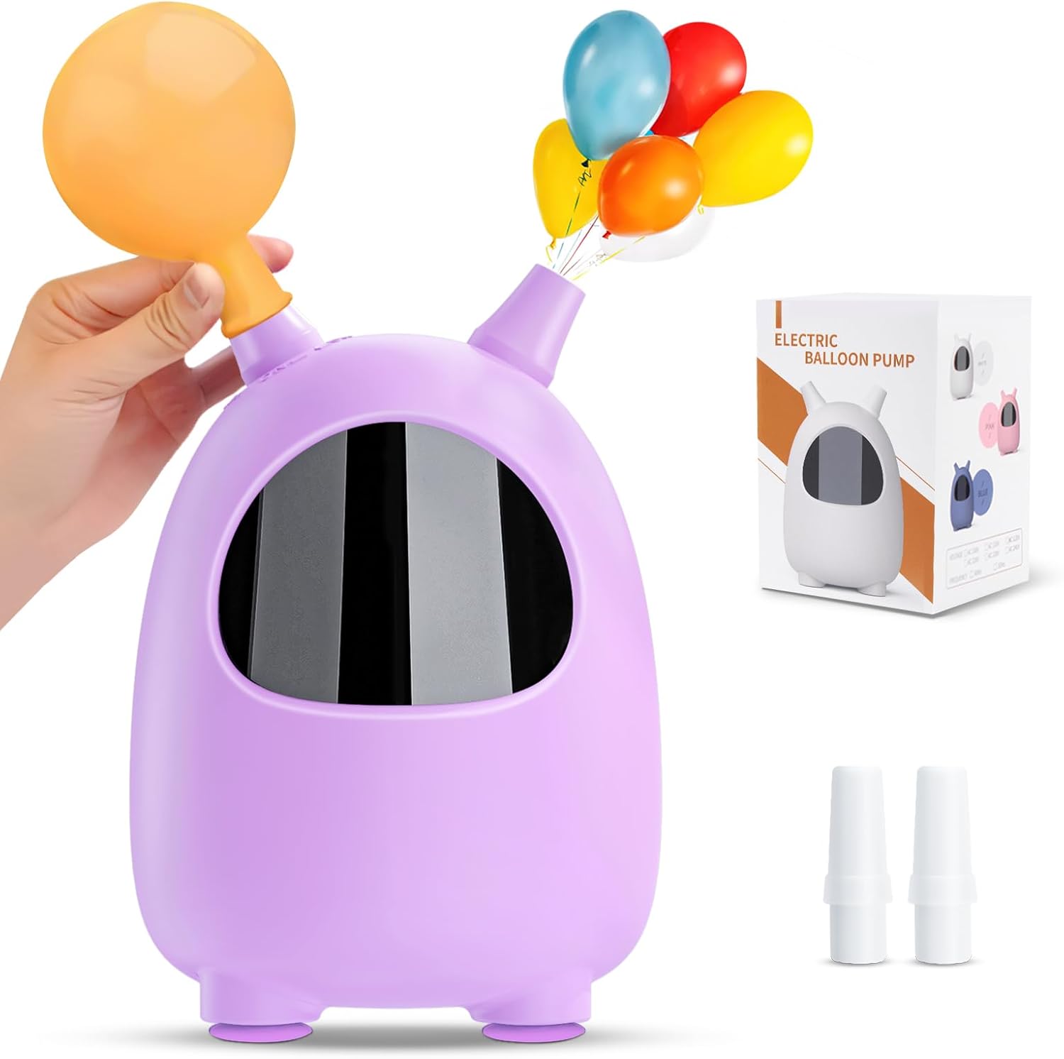 Balloon Pump Electric, Balloons Inflator Air Pump Portable Balloon ...