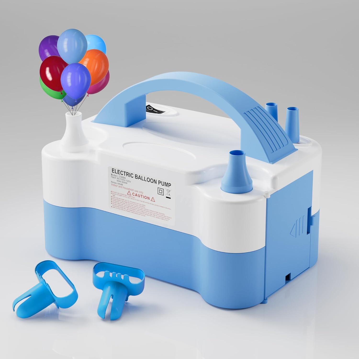 Balloon Pump - Electric Dual Nozzle Air Pump for Balloon, Portable ...