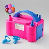 Balloon Pump - Electric Dual Nozzle Air for Balloon, Portable Blower ...