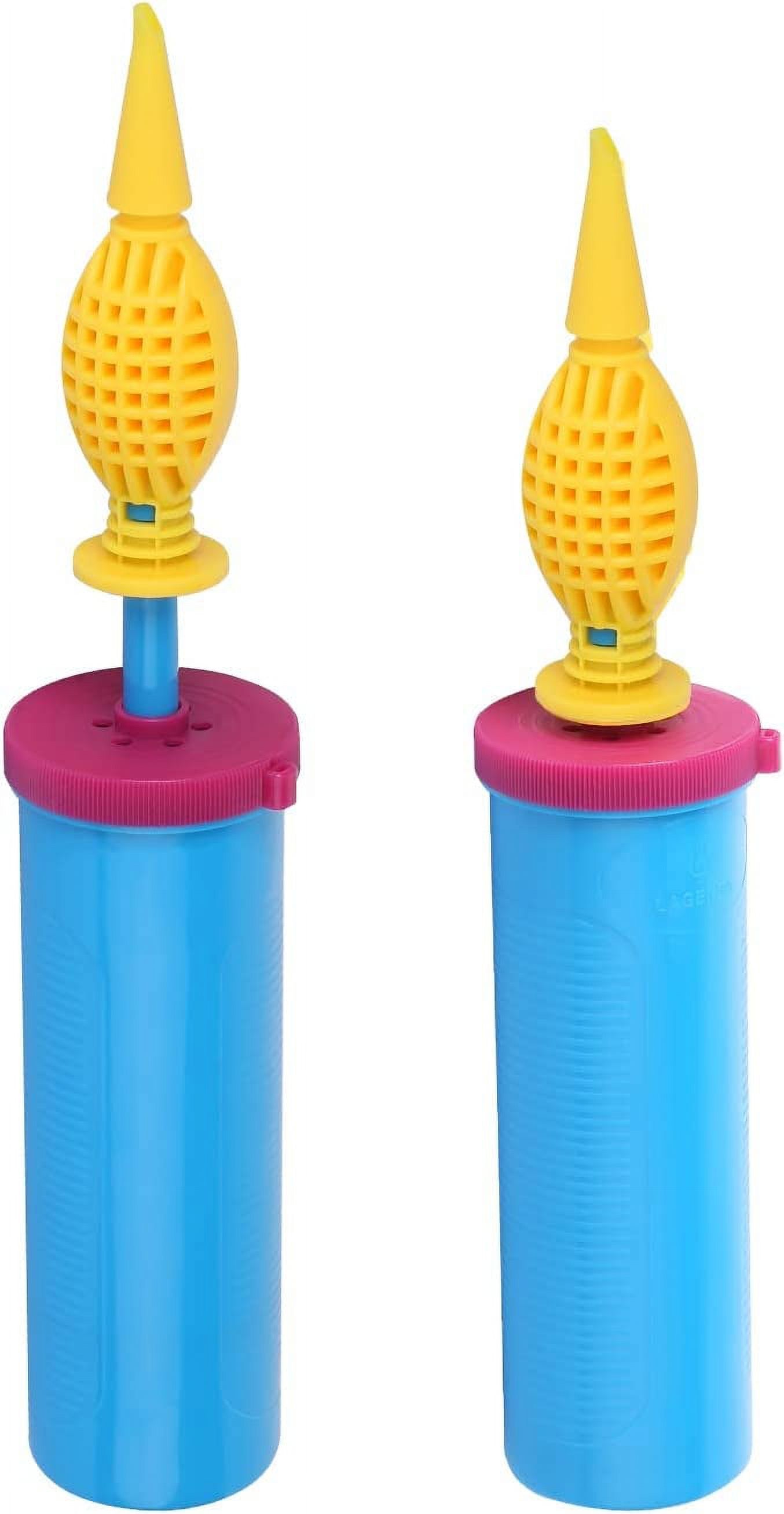 Balloon Pump Hand Held, Two-Way Dual Action Inflator Air Pump Compressor for Balloons 2 Pack ...