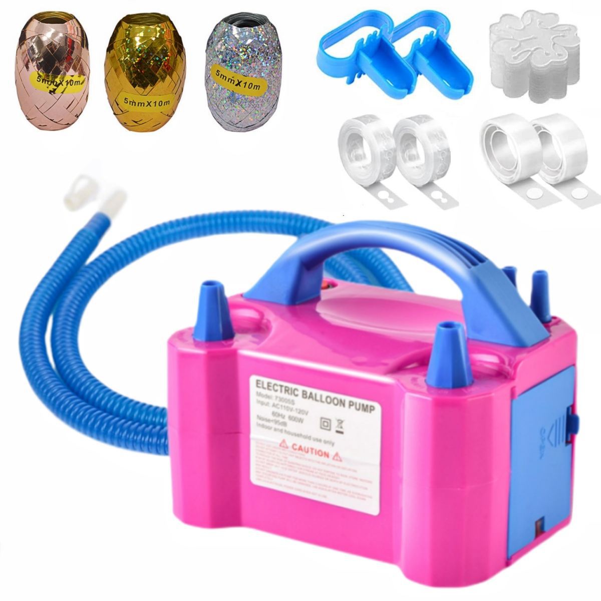 Balloon Pump Kit Electric Balloon Arch Kit Air Blower Inflator for ...
