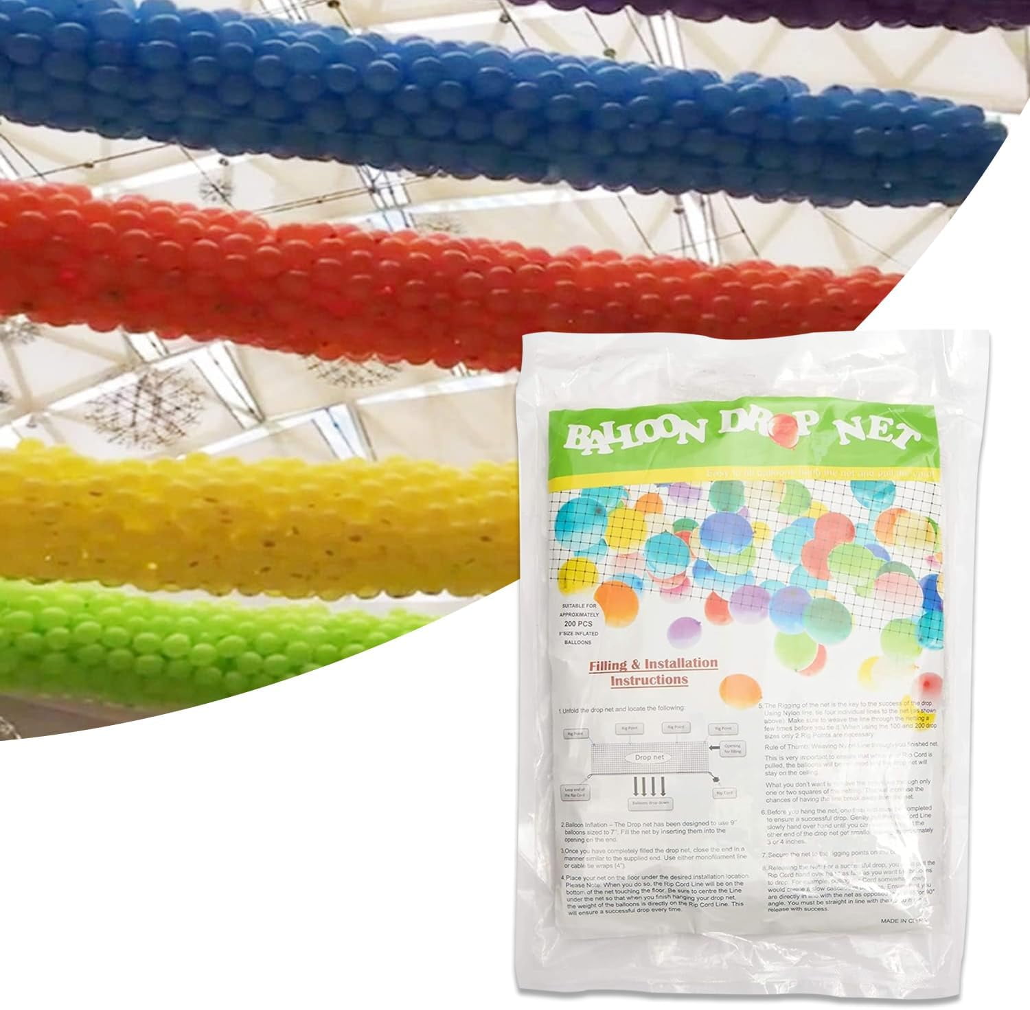 Balloon Release Net Balloon Drop Net Large Balloon Bags for Transport ...