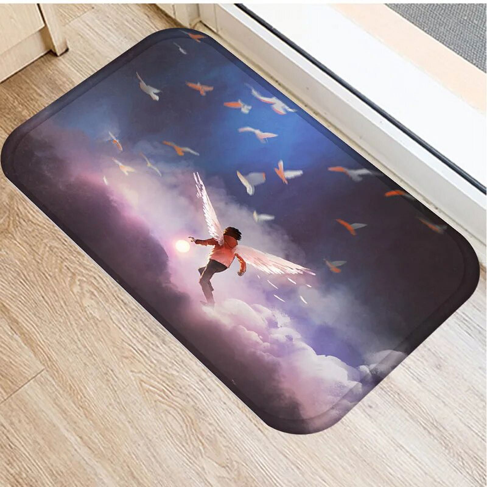 Balloon Scenery Print Floor Mats Kitchen Carpet Doormat Hallway Modern ...