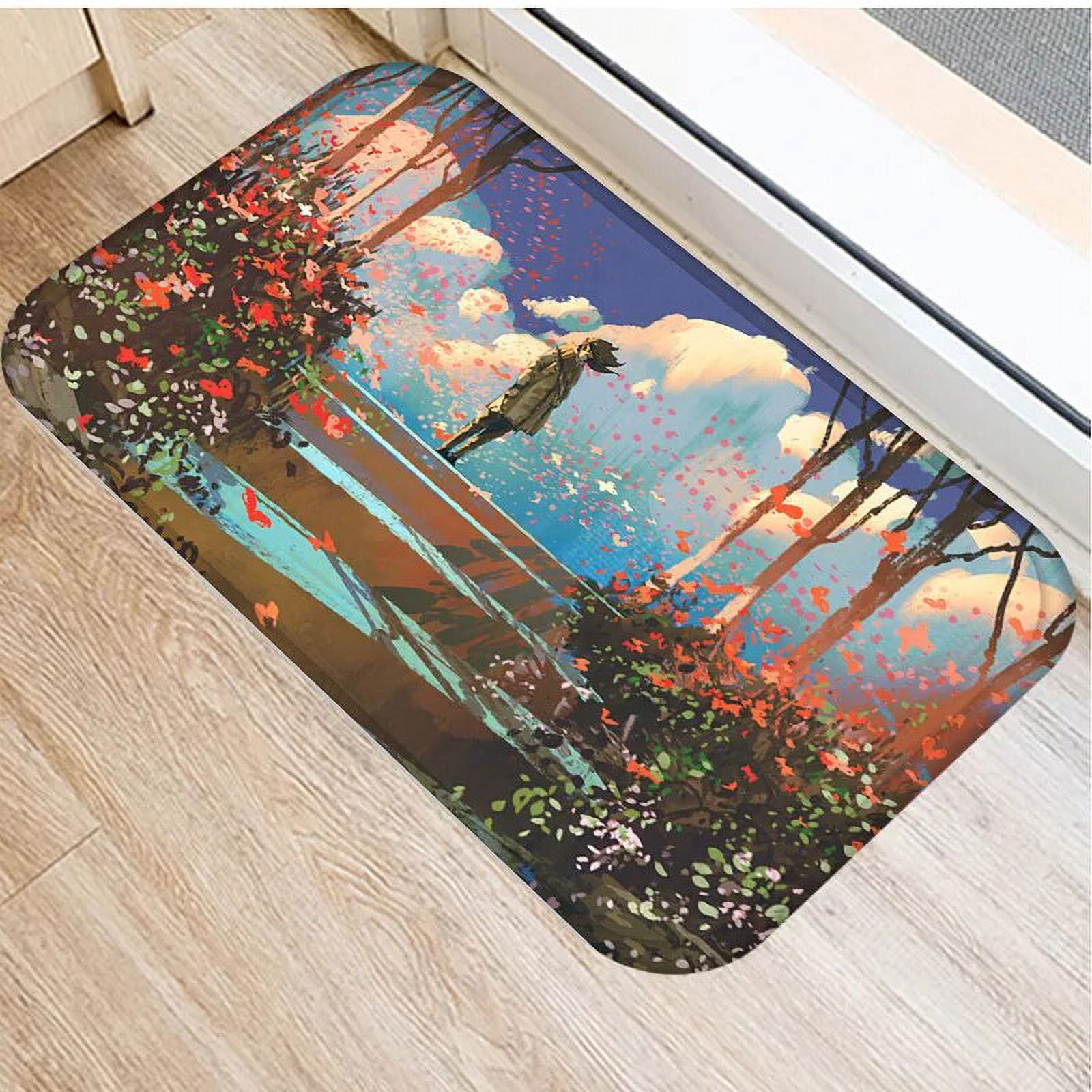 Balloon Scenery Print Floor Mats Kitchen Carpet Doormat Hallway Modern ...
