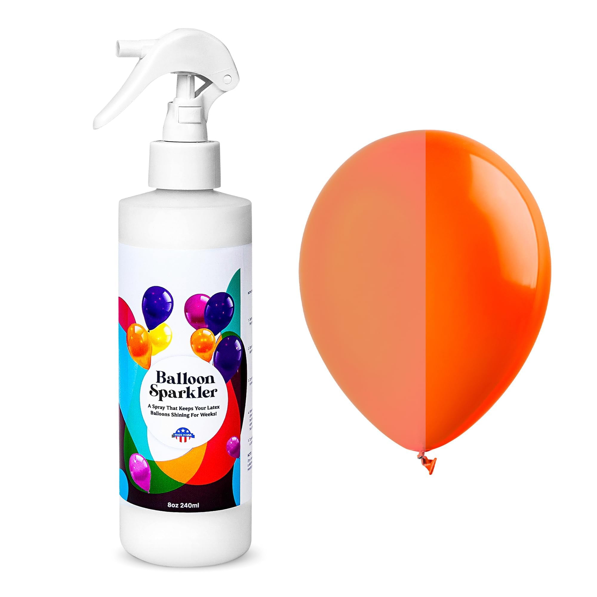 Balloon Shine Spray - Quick Drying High Shine Balloon Spray Formula for ...