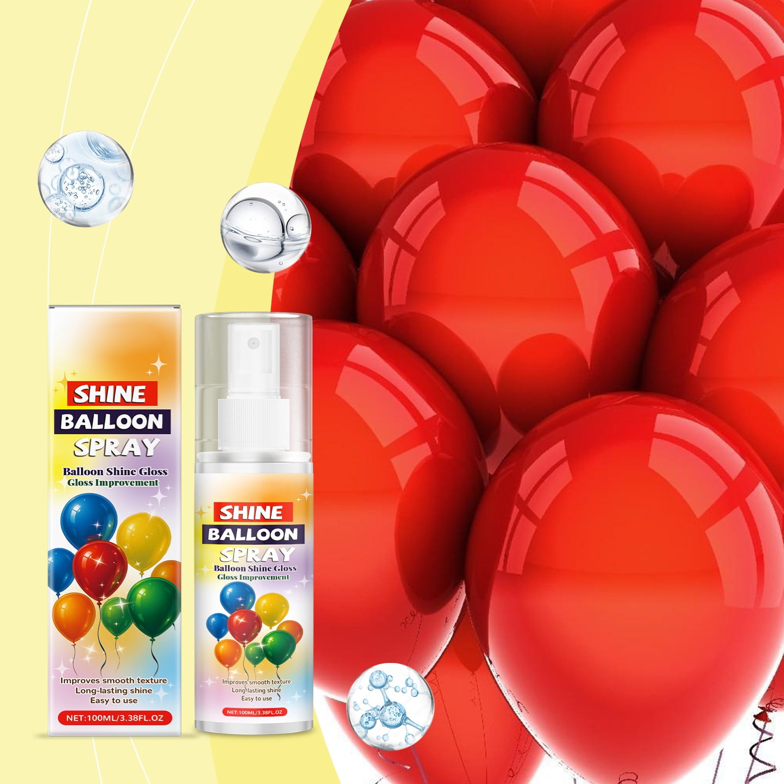 Balloon Spray – No Towel Or Gloves Needed For Instant Glossy Finish ...